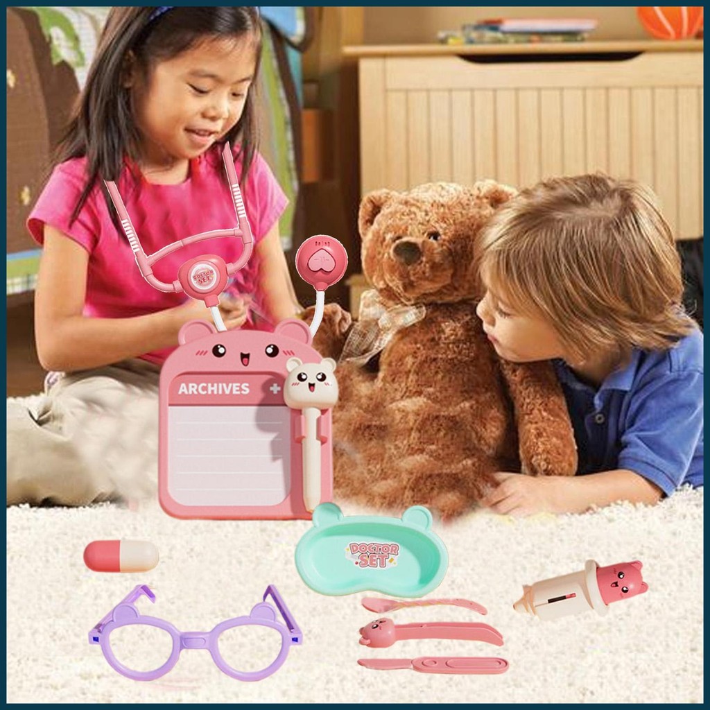 Toddler Doctor Kit Play Doctor Kit Pretend Doctor Toy with Stethoscope ...