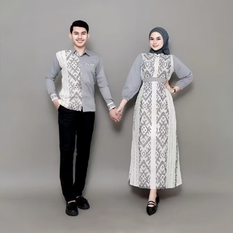 White BROKEN PADMA SET - WOVEN COUPLE CLOTHES - WEDDING PREWEDDING ...