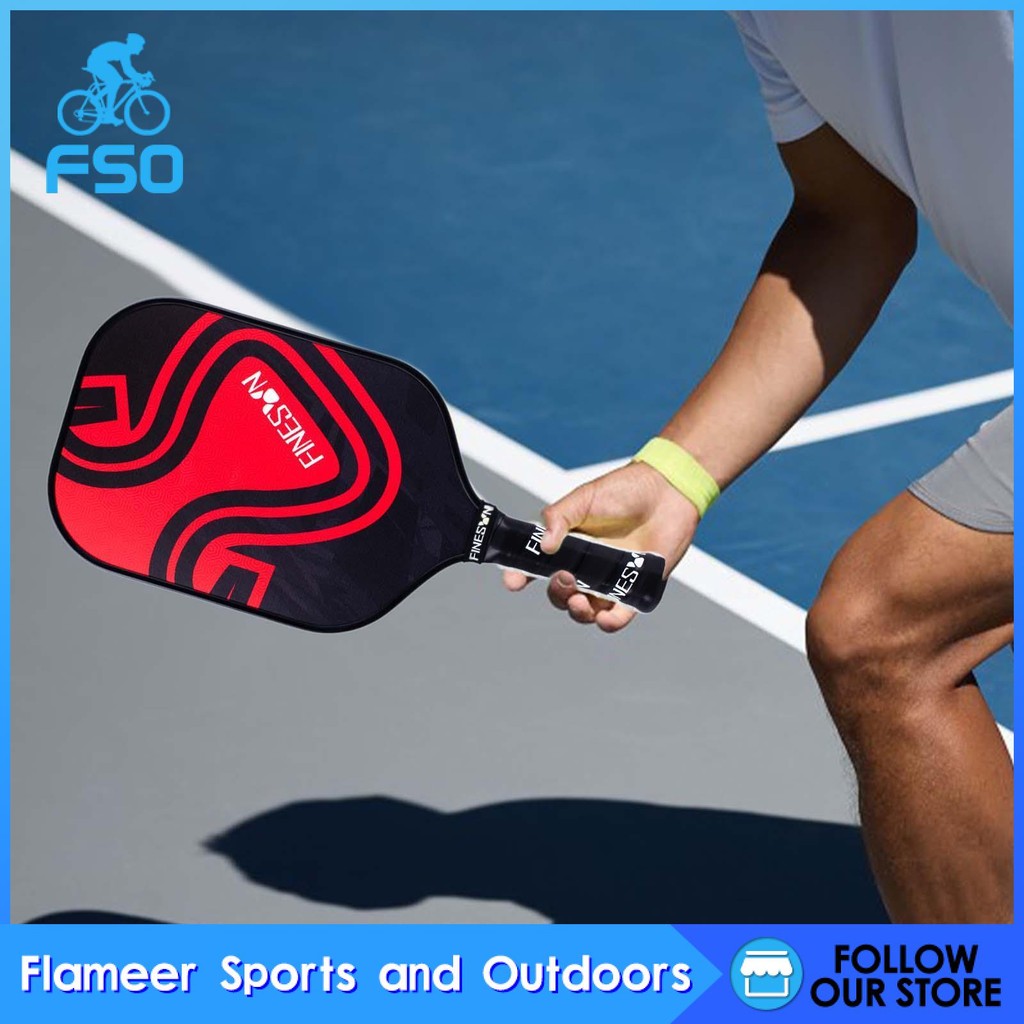 Flameer Pickleball Racket Tennis Racket Ergonomic Pickleball Ball ...