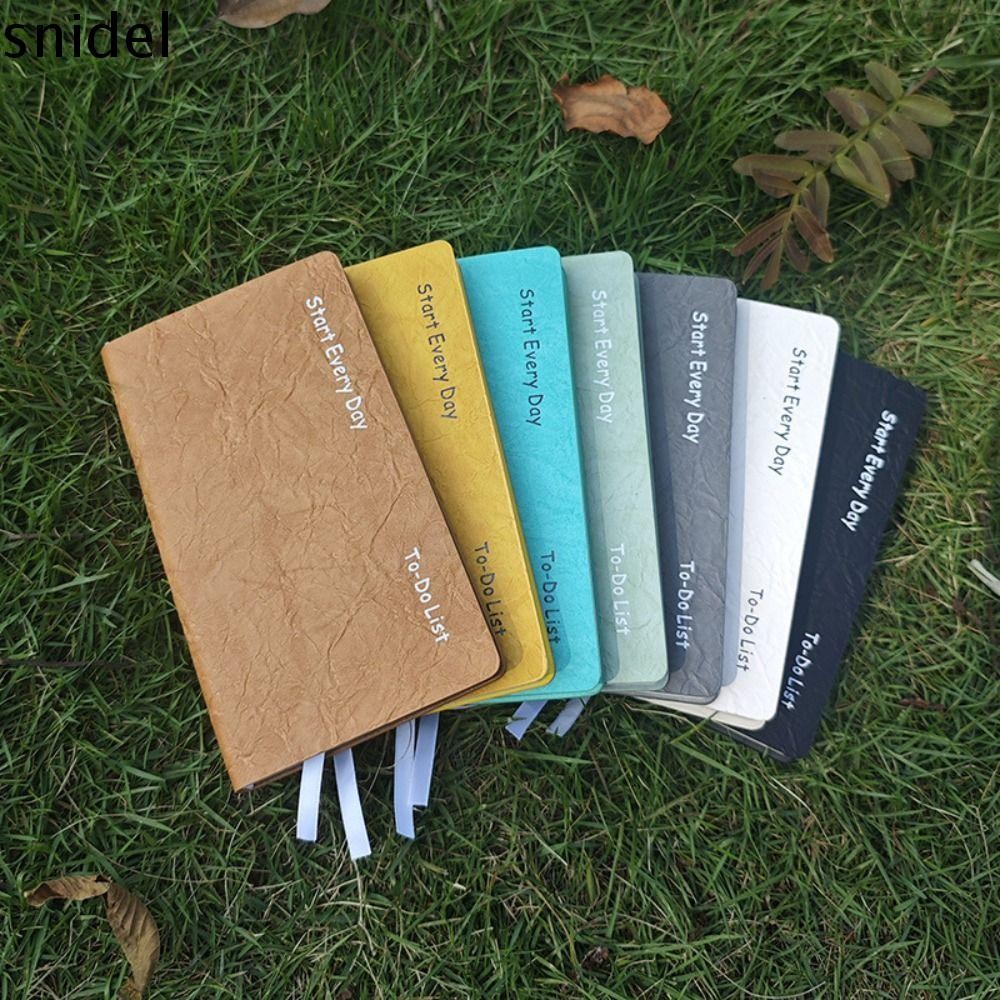 SNIDEL To Do List Notebooks, A6 Self Discipline Daily Planner, Portable Stationery Check-in ...