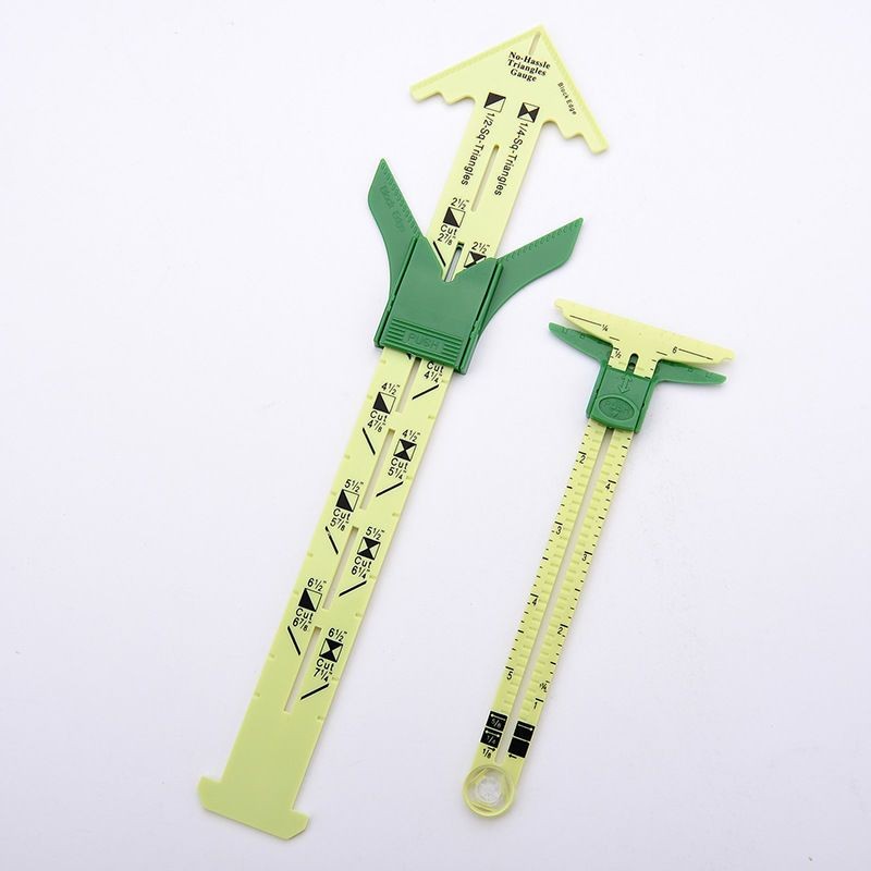 2025新款 功能拼布尺 塑料五合一拼布尺 拼布工具尺子 裁缝尺 ST-A23 A24Functional splicing ruler ...