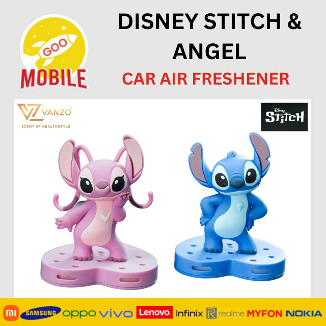 [NEW] VANZO Disney STITCH & ANGEL Car Vent Perfume, Dashboard Series ...