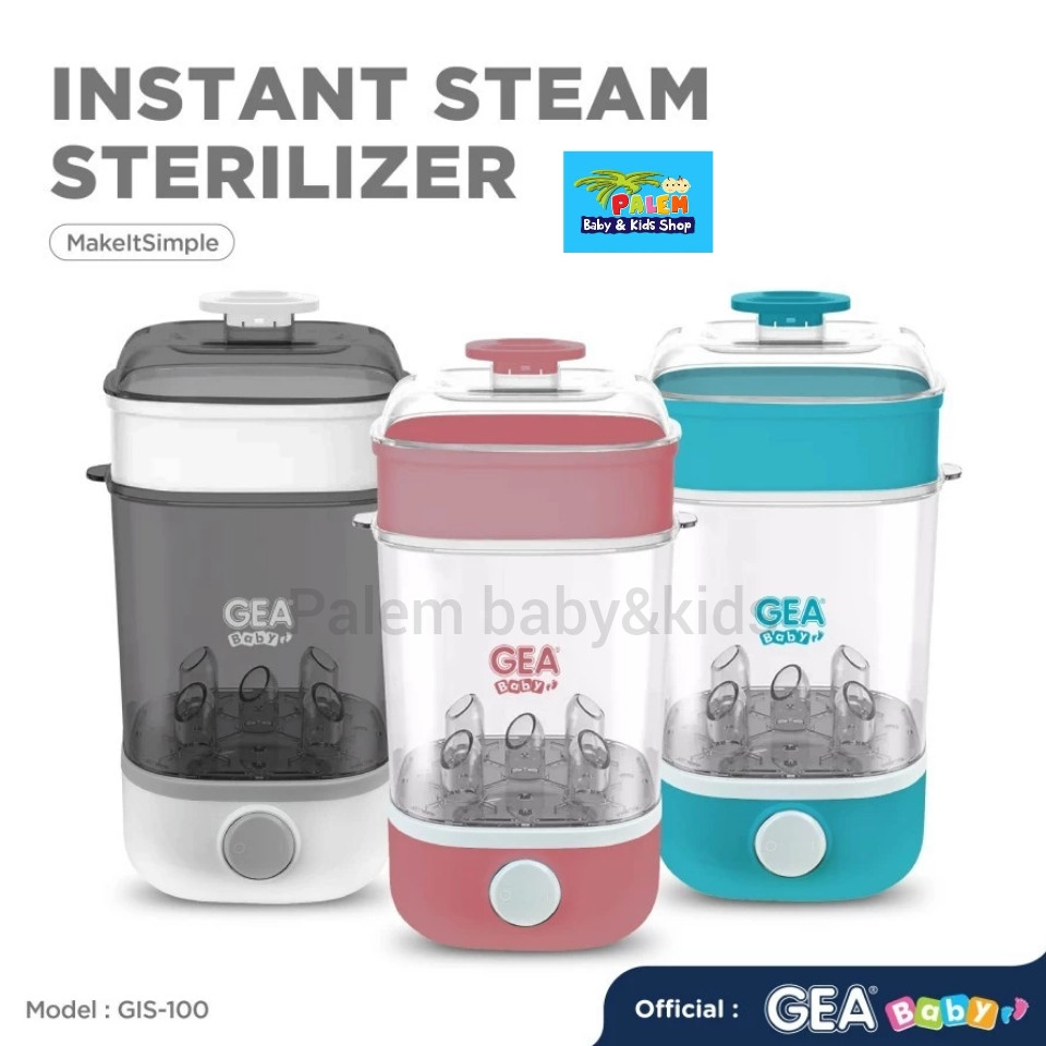 GEA Baby Instant Steam Sterilizer GIS-100|Sterile Baby Milk Bottles ...
