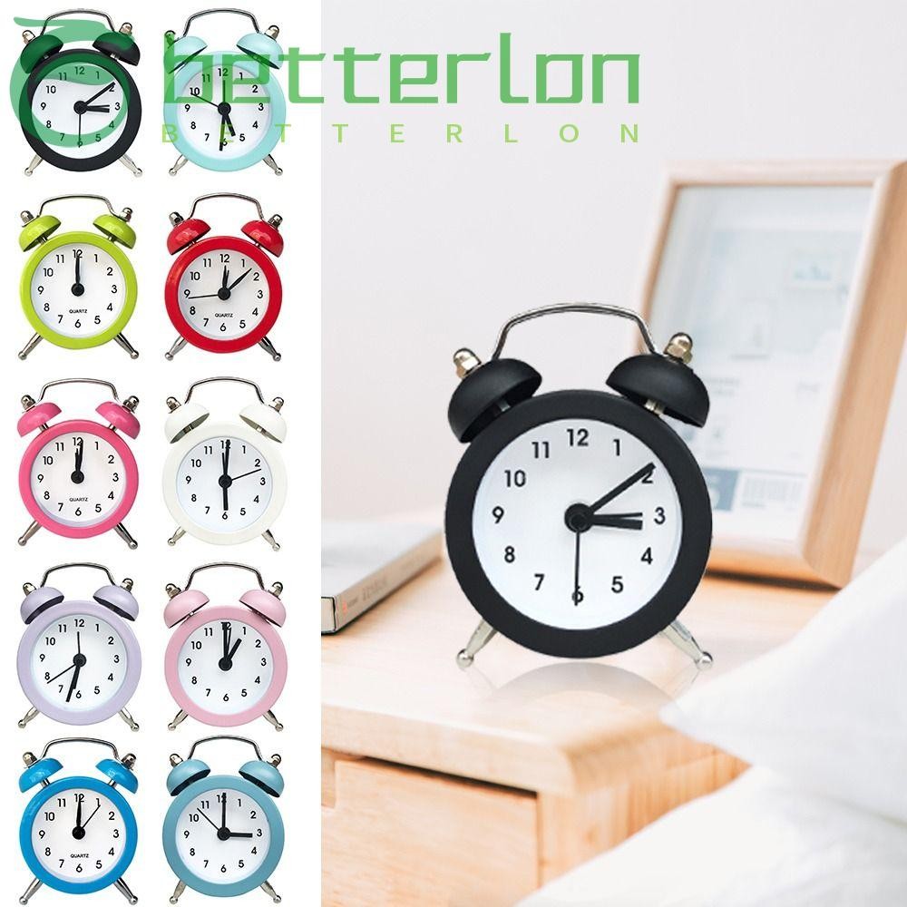 BETTER-LONTIME Twin Bell Loud Cute Creative Table Clock Digital Clock ...