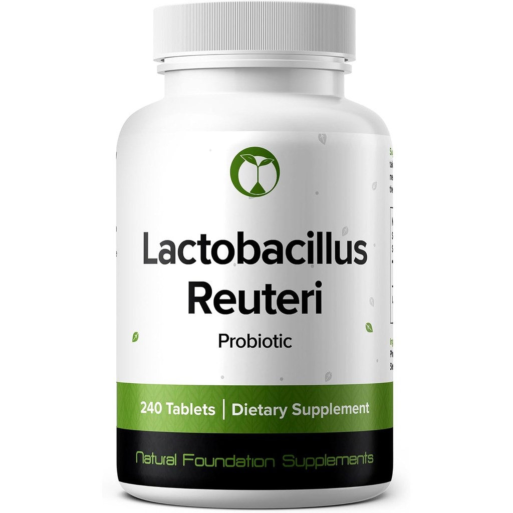 Lactobacillus Reuteri Probiotic Supplement 240 Tablets 3 Billion CFU ...