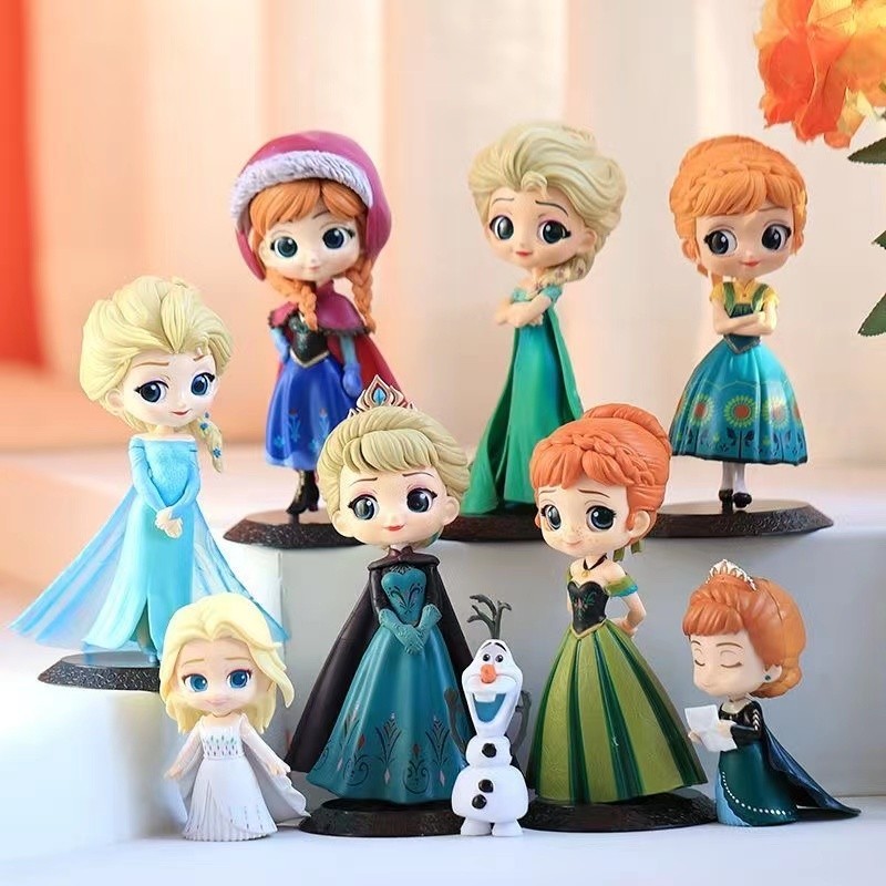 Frozen Hand-Made Anna Doll Elsa Elsa Princess Elsa Model Cake Baking ...