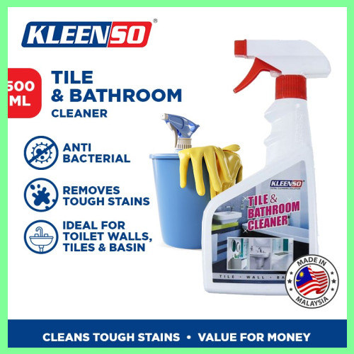 500ML Kleenso Tile and Bathroom Spray Cleaner (Pembersih Pencuci Lantai ...