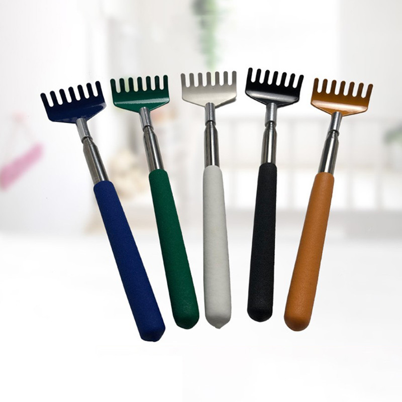 Steel Retractable Itching Rake Scratcher Telescopic Massage Tool Back ...