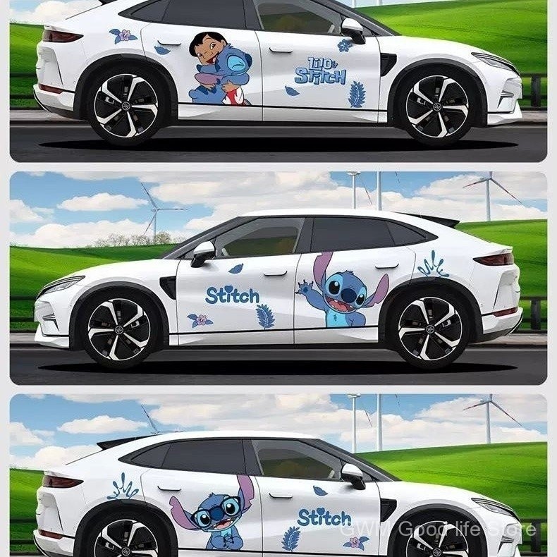 Stitch Car Sticker stitch Cute Anime Cartoon Sticker stitch Star ...