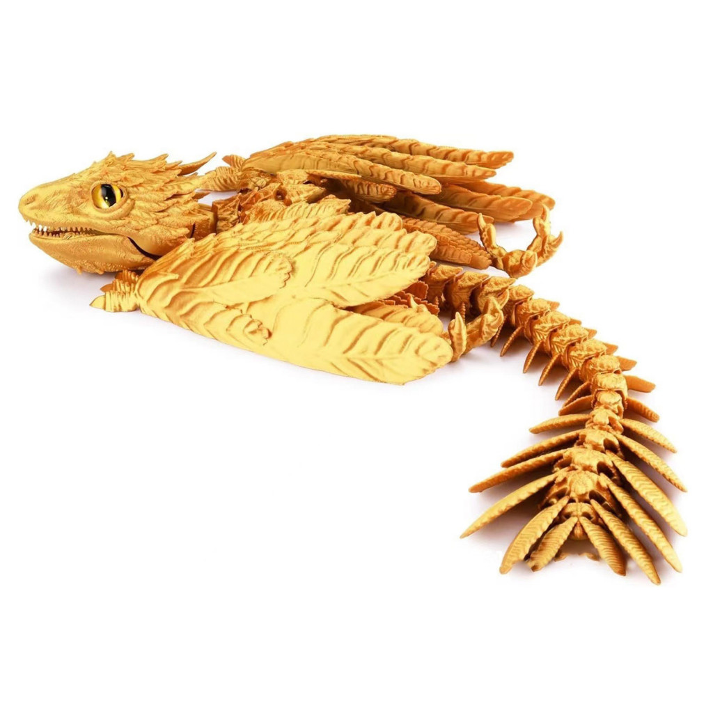 huangyan| 3d Printed Dragon Toy Articulated Winged Dragon Model Toy 3d ...
