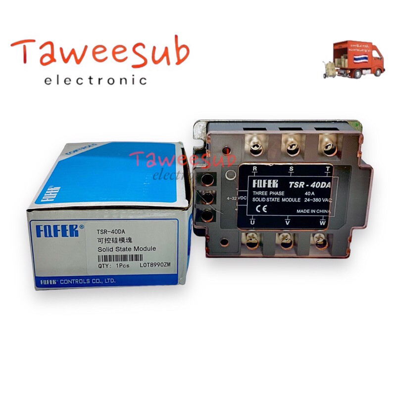 Solid State Module Model TSR-FQFER Relay 3-Phase 40A 60A 100A 4~32VDC ...