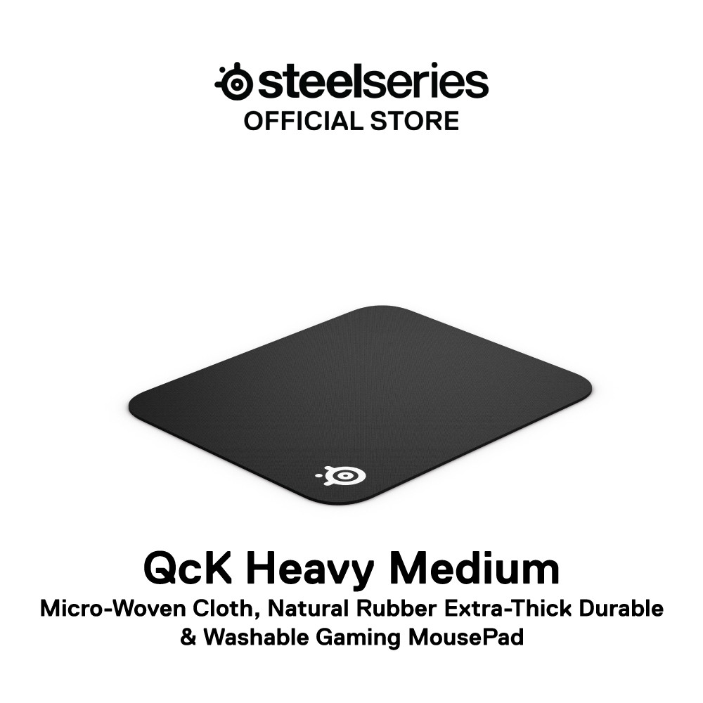 SteelSeries QcK Heavy Medium Micro-Woven Cloth Durable And Washable ...
