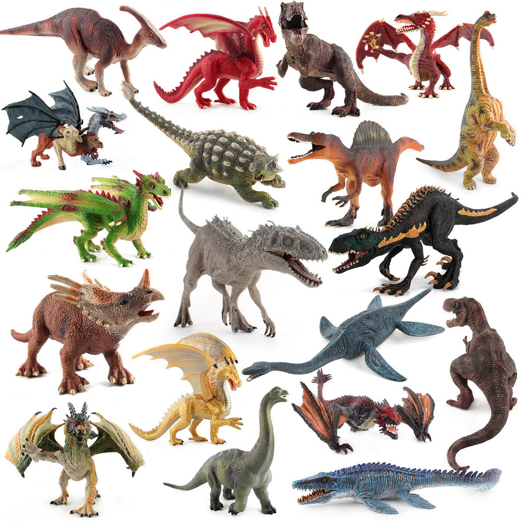Jurassic Solid Simulation Snake-Necked Rex Tyrannosaurus Plastic Static ...