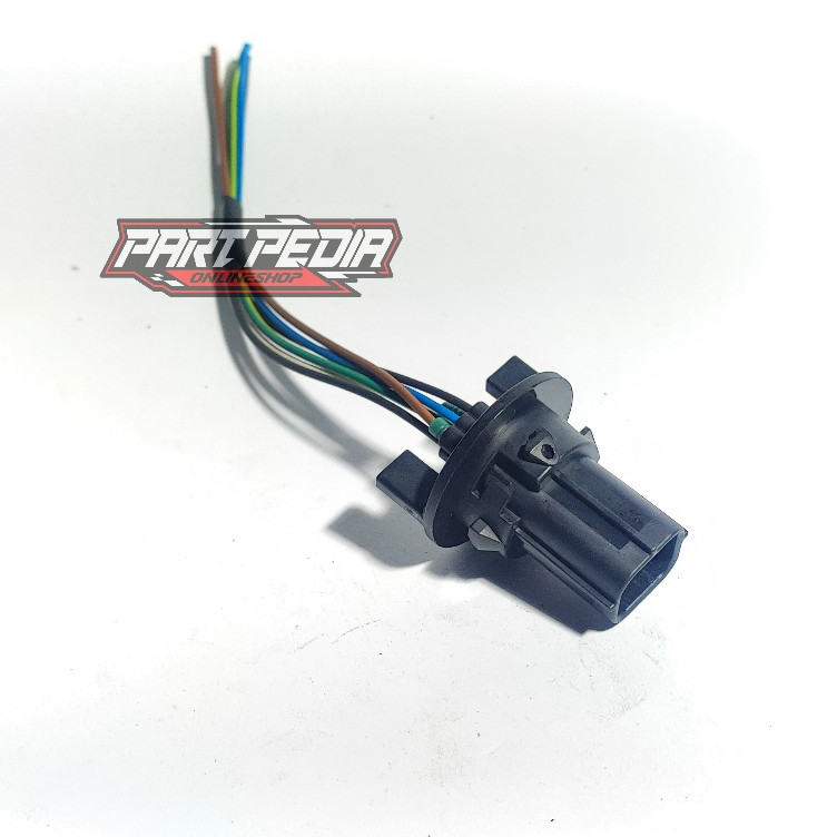 Headlamp socket cable headlamp pin 6 male male male honda beat new led ...