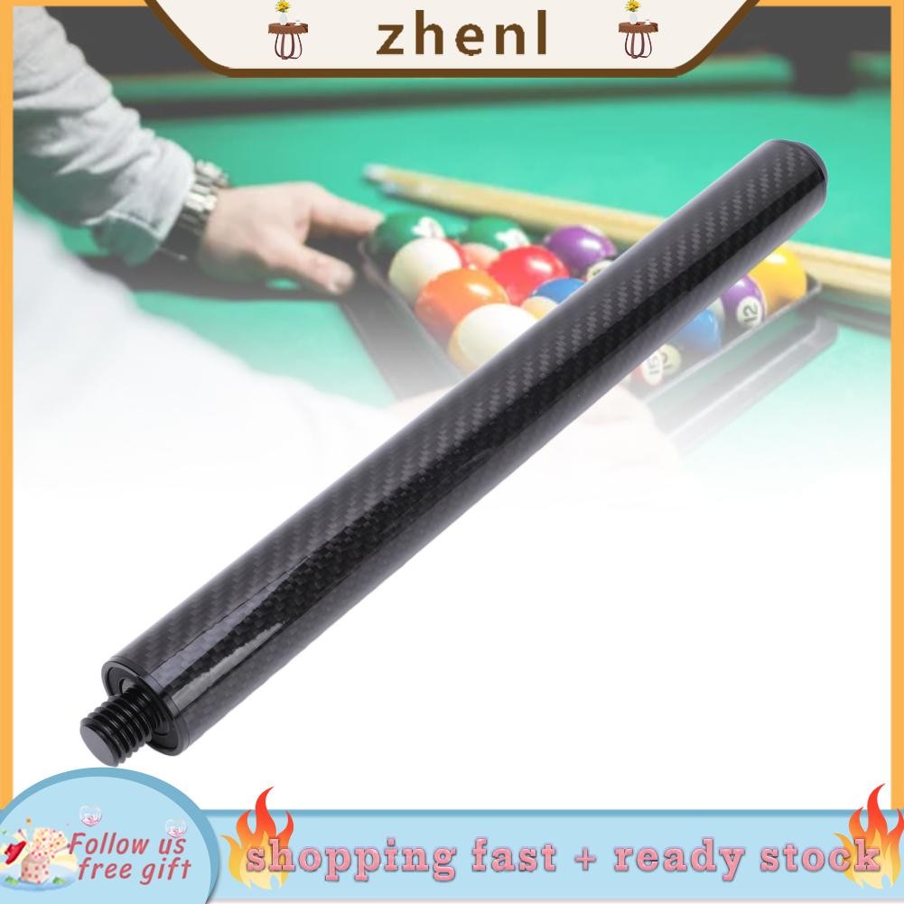 Zhenl Billiard Pool Cue Extender Extension Stick 12 Inch Rubber Rear ...