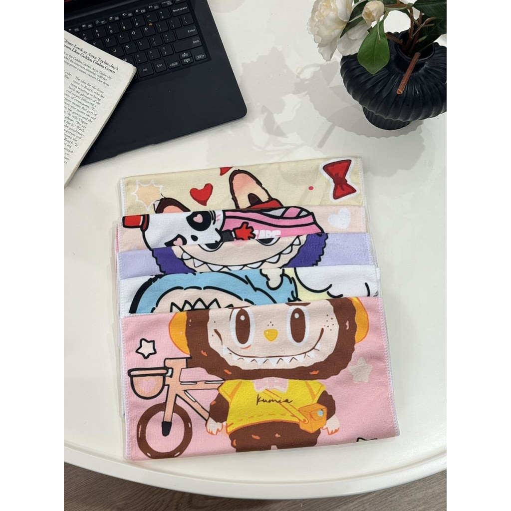 Labubu Cartoon Skull Tycoco labubu 33 * 73cm Towel | Shopee Malaysia
