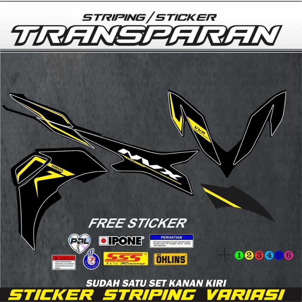List Sticker Aerox New Nvx Transparent Custom Striping Latest Design ...