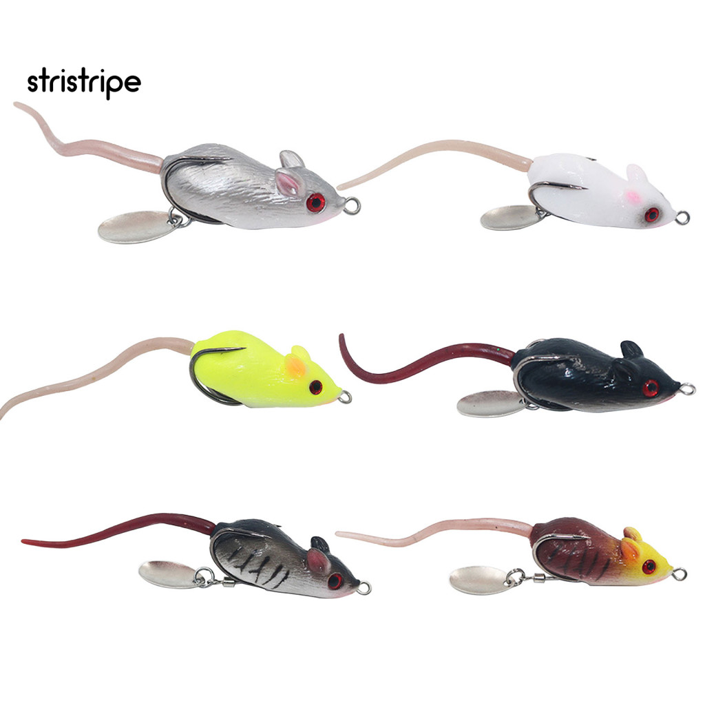 Mouse Shape Mice Lure for Bass Life Like Tail Feet Bait Environmental ...