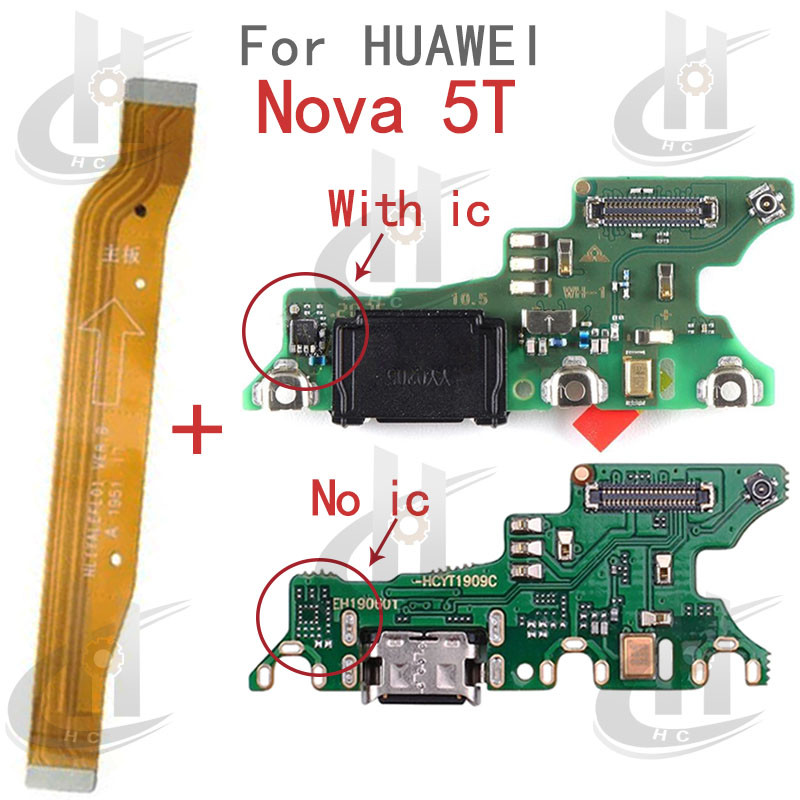 New For Huawei Nova 5T Charger USB Connector Dock Charging Port Jack ...