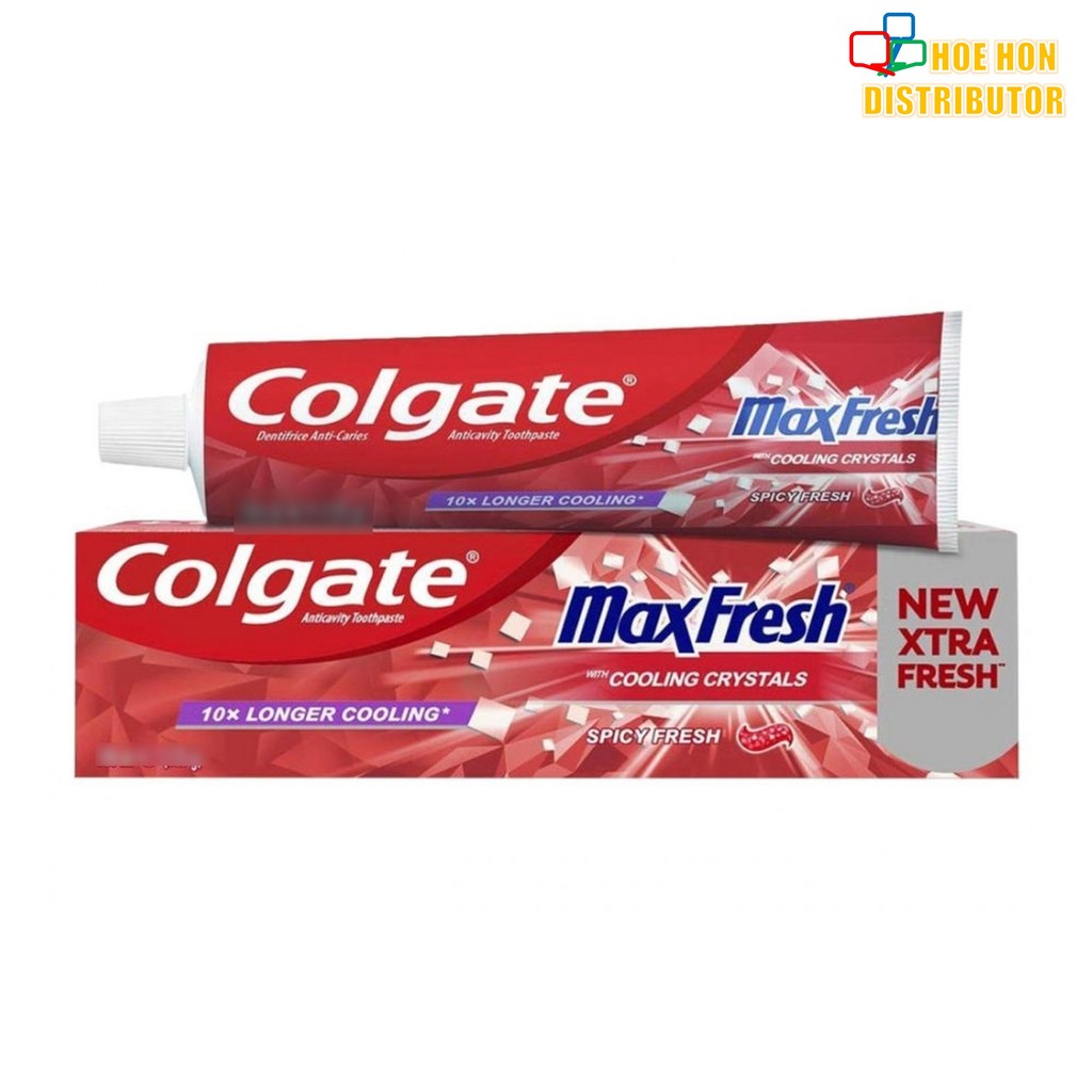 Colgate Max Fresh Toothpaste 38g Spicy Fresh with Cooling Crystal 10X ...