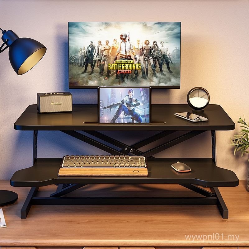 Computer Lift Desk Notebook Elevated Rack Foldable Monitor Stand ...