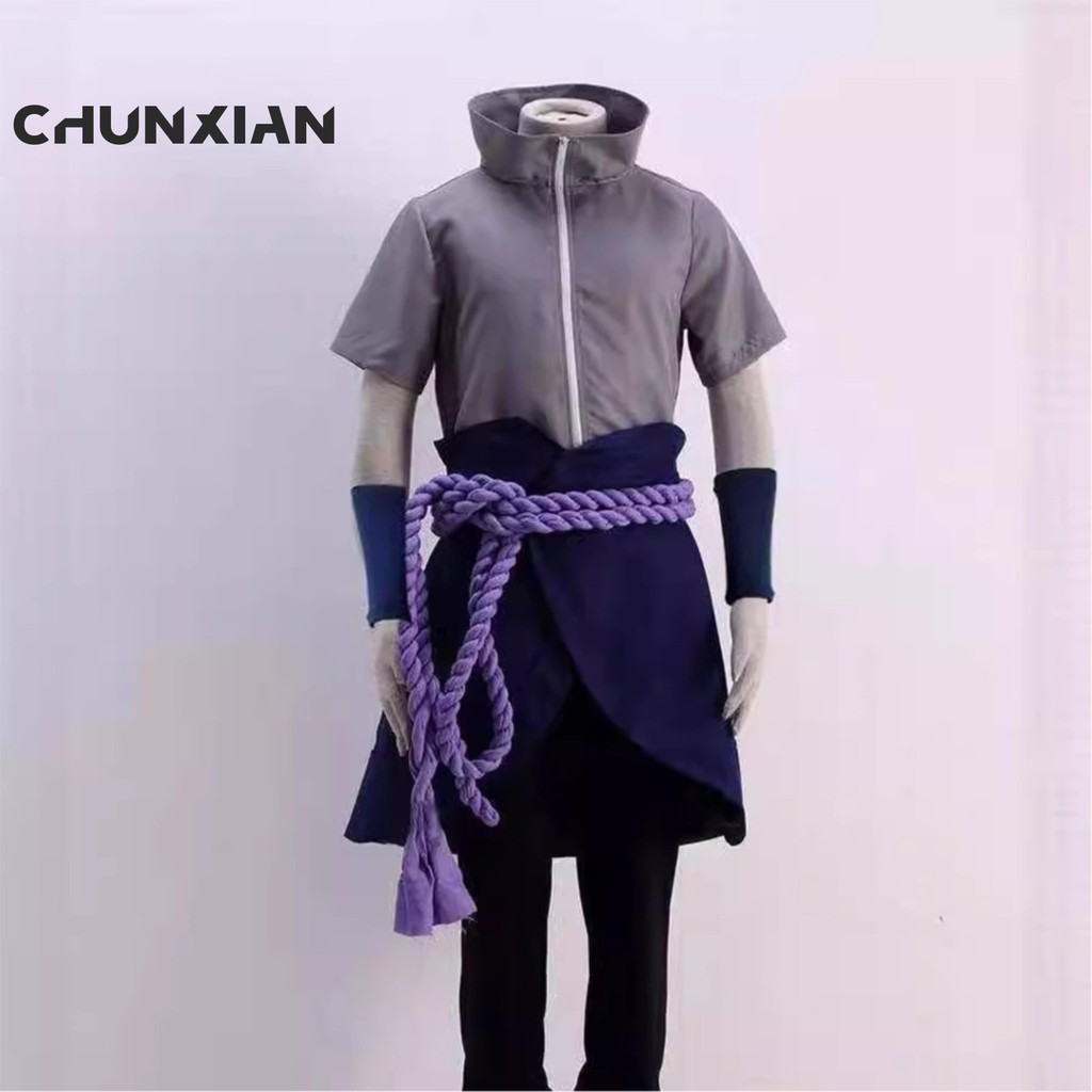 Uchiha Sasuke Cosplay Halloween Costume Anime Haruto Shippuden Third ...