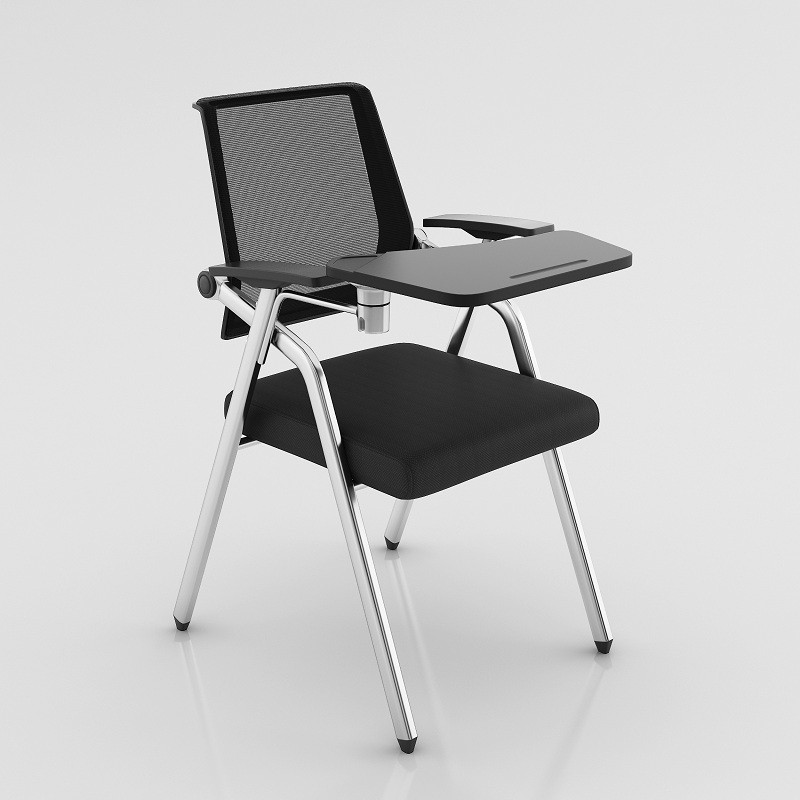 Folding Training Chair with Table Board Conference Writing Board Table ...