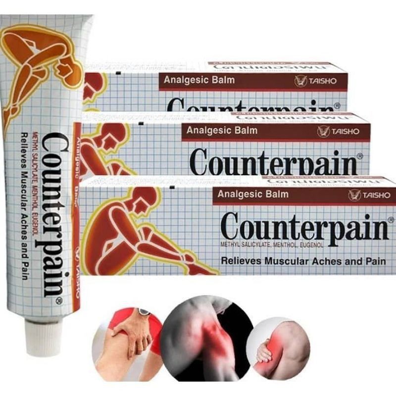 120g& 60g Thailand Counterpain Warm Analgesic Warm Balm Massage /ubat sapu sakit badan /sendi ...