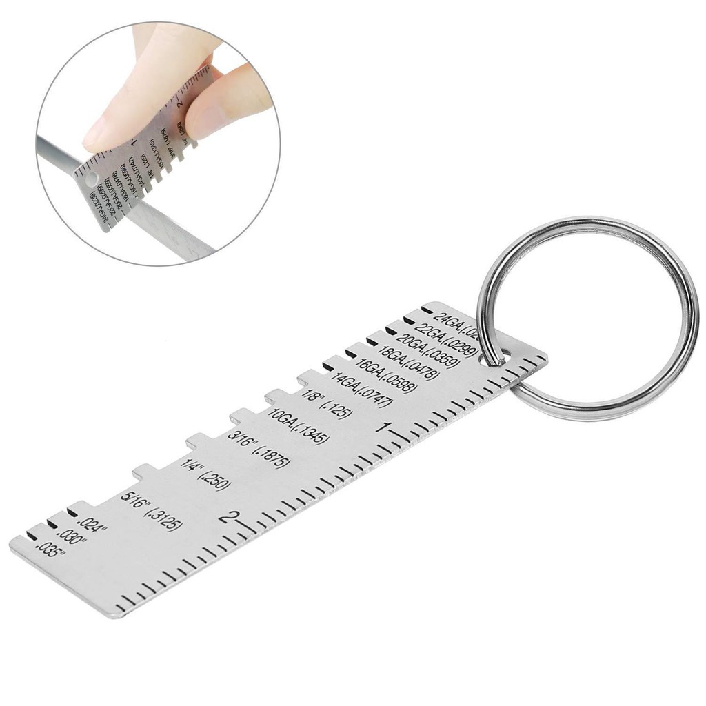 Wire Gauge Measuring Tool High-Precision Metal Thickness Gauge Tool 2 ...