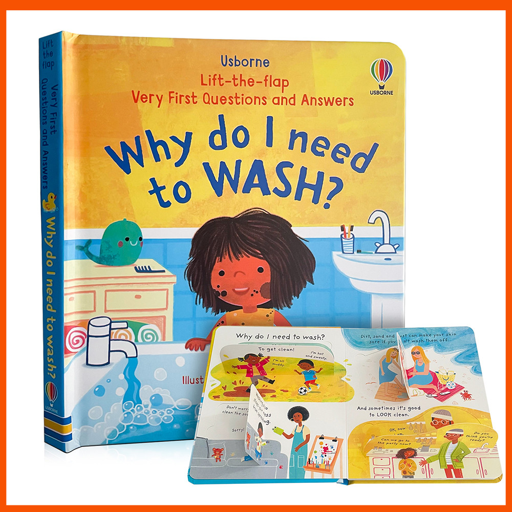 Usborne Very First Questions and Answers Why Do I Need to Wash? Kids ...
