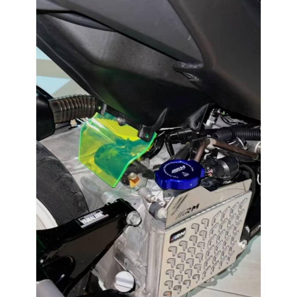 NVX155 MONOSHOCK COVER TRANSPARENT NVX V1 V2 GREEN YELLOW WITH LED ...