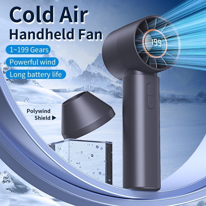 T12 Portable Turbine Hurricane Fan Powerful Wind Speed 0.35 Seconds ...