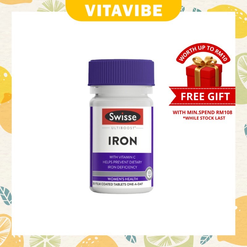 Swisse Ultiboost Iron (30 Tablets) | Shopee Malaysia