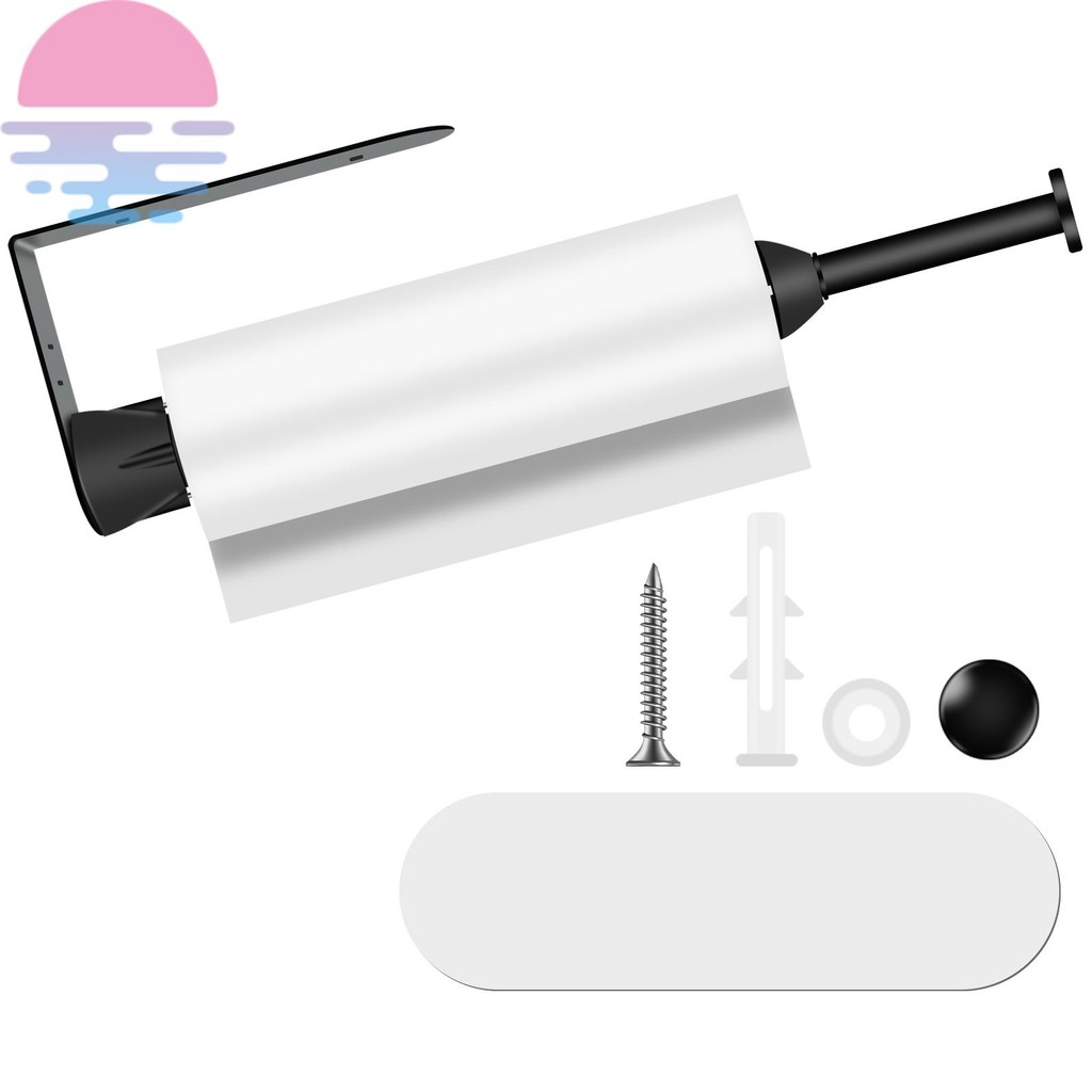 Kitchen Roll Holder with Damping Effect Stainless Steel Under Cabinet ...