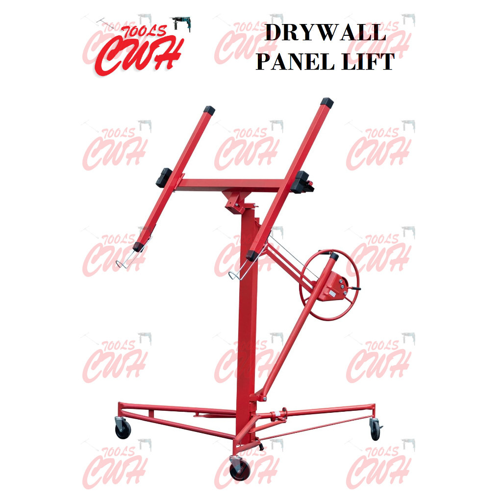 68KG 150LBS DRYWALL PANEL LIFT DRYWALL PANEL HOIST STAND HOLDER GYPSUM ...