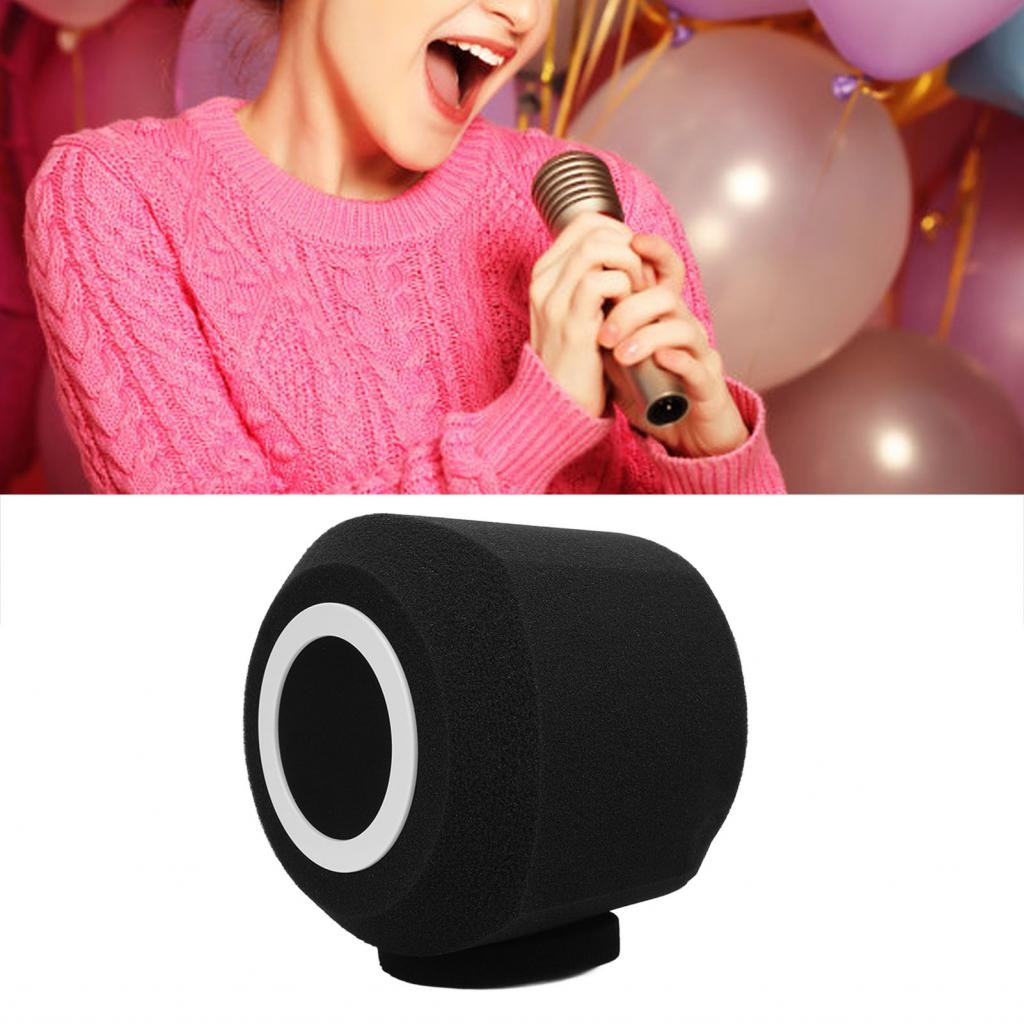 Bamaxis Wind Shield Pop Filter Iron Stand Sponge Microphone Isolation ...
