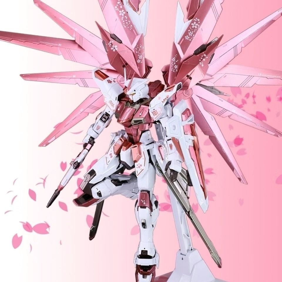 Domestic New Product Building Block Toy HG Cherry Blossom Powder ...