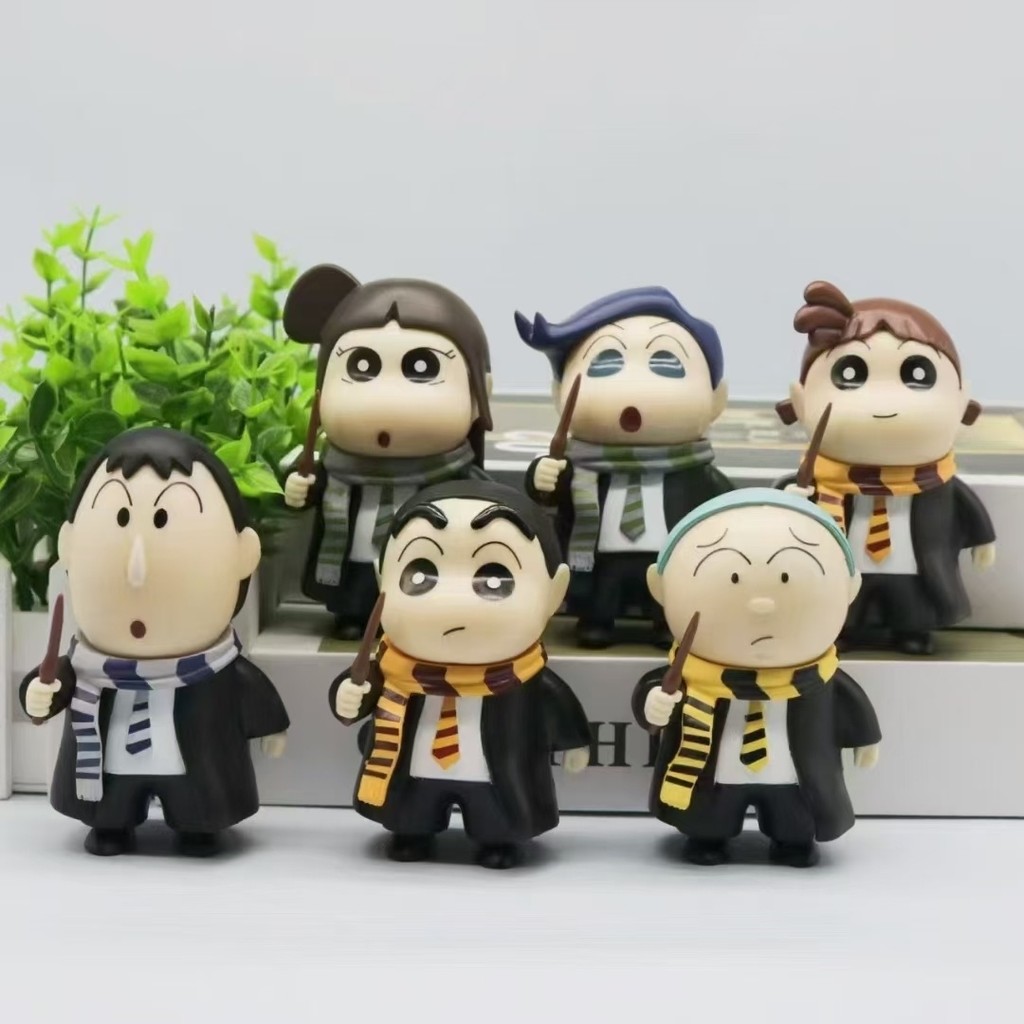 Crayon Shin-Chan Figure 6 Styles Harry Potter Shin-Chan Shin-Chan Dumb ...