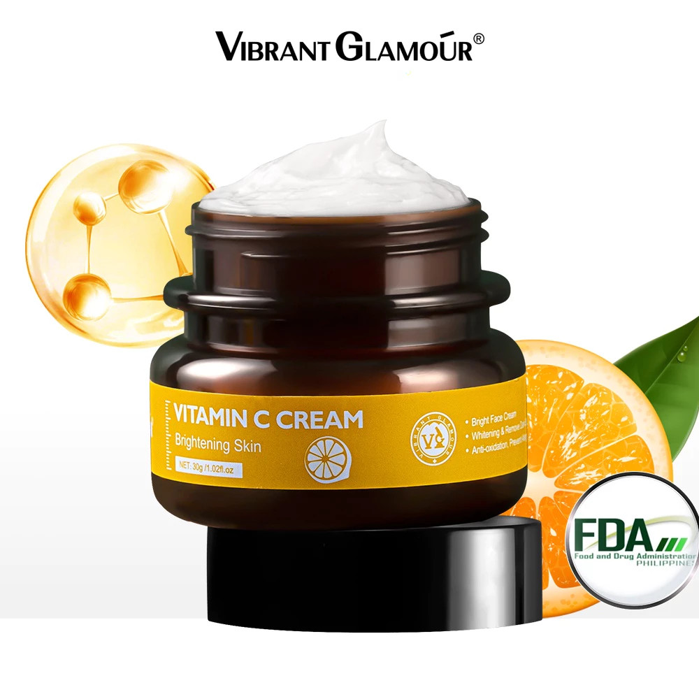 VIBRANT GLAMOUR Nature Vitamin C Face Cream Whitening Moisture Cream ...