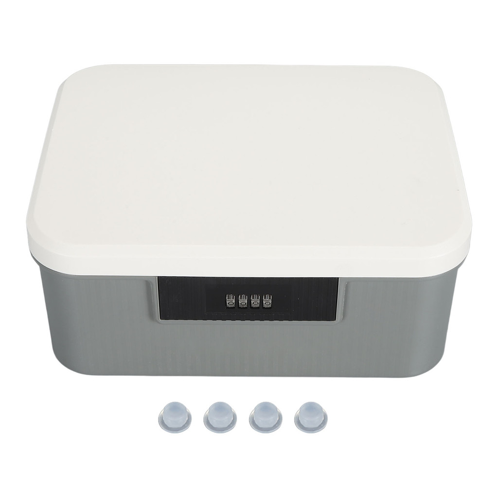 9L Capacity Lockable Storage Trunk for Files Document Organizer Double ...