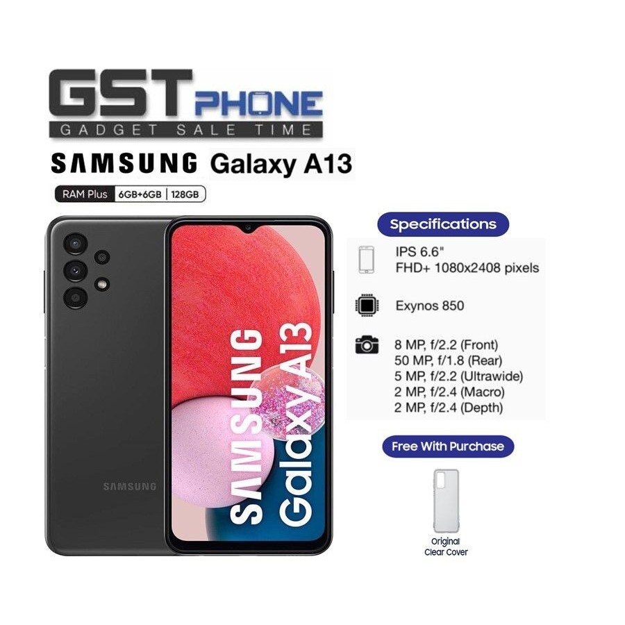 Samsung Galaxy A13 (6GB+6GB Extended Ram+128GB Rom) (Original Malaysia ...