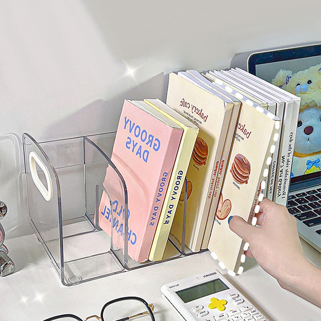 SKM Transparent Bookshelf Student Desk Organizer L454 L455 | Shopee ...