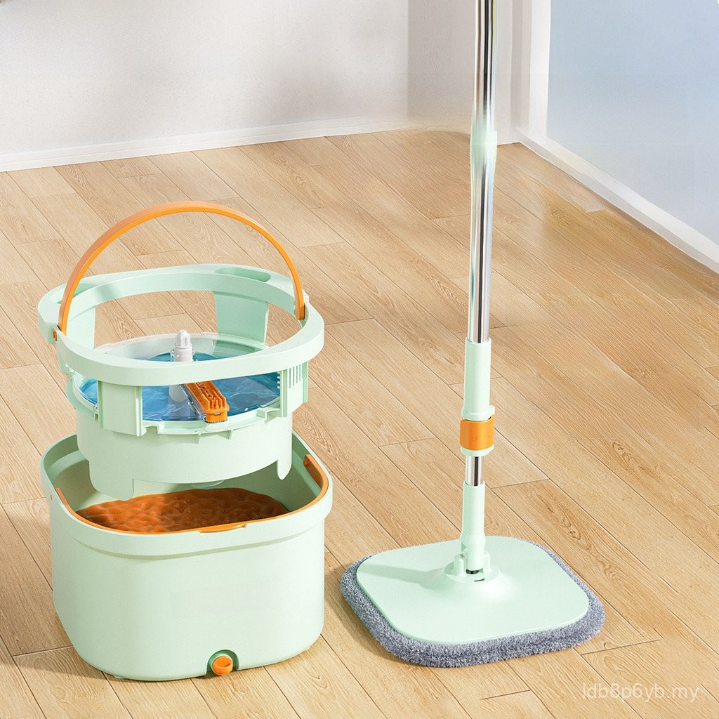 Meitian Le Clean Separation Lazy pengelap lantai Set tong mop memusing ...