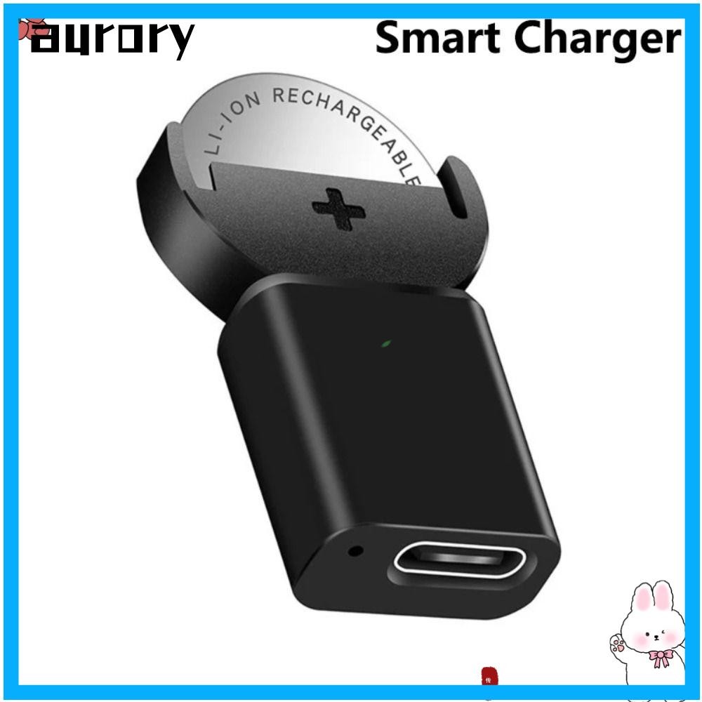 AURORY Button Battery Charger, DC 4.2V 1A LIR2032 Lithium Coin Charger ...