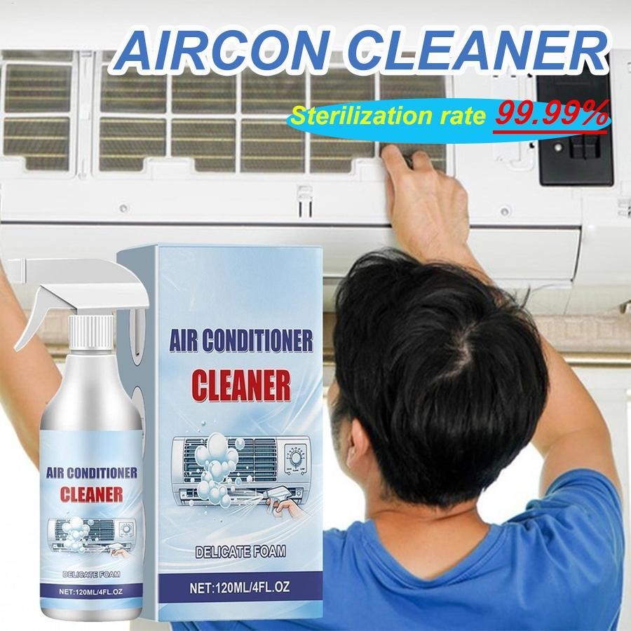 120ML Air Conditioner Cleaner Spray Aircon Coil Cleaner Aircon Cleaning ...