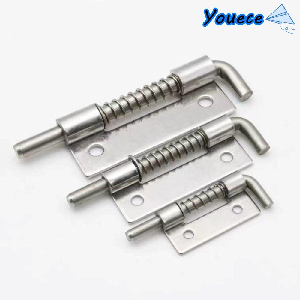 YOUECE Door Latch, Stainless Steel Catch Lock Spring Loaded Door Lock ...