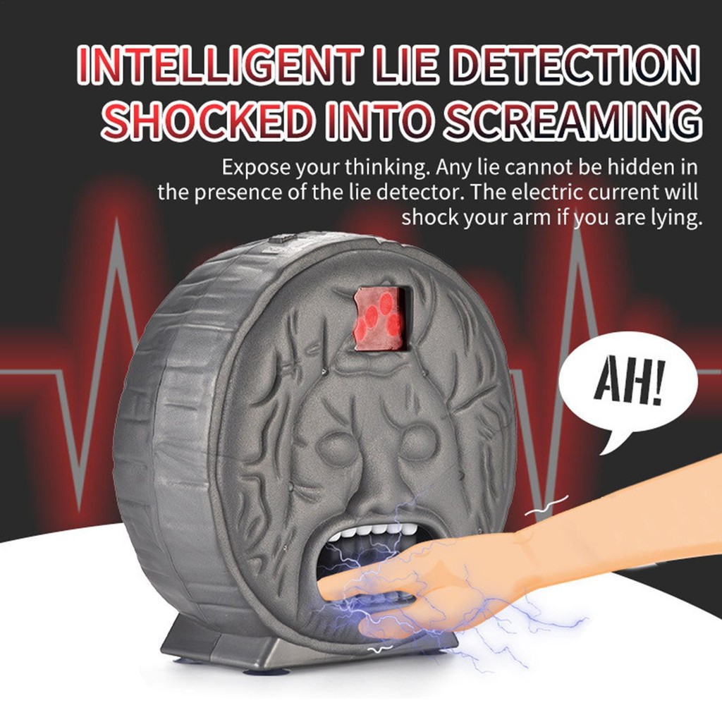 Electric shock lie detector at home Reactive lie test Shock game ...