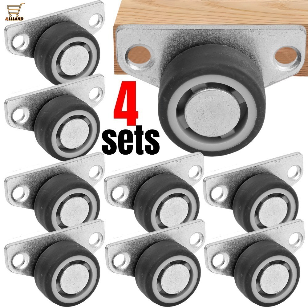 Furniture Side Mounted Directional Rollers with Screws Door Support ...