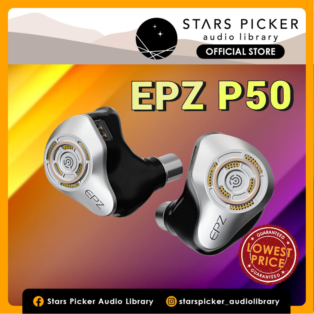 EPZ P50 - Open Back 1DD+2BA+2Planar Hybrid Drivers IEM Earphones In Ear ...