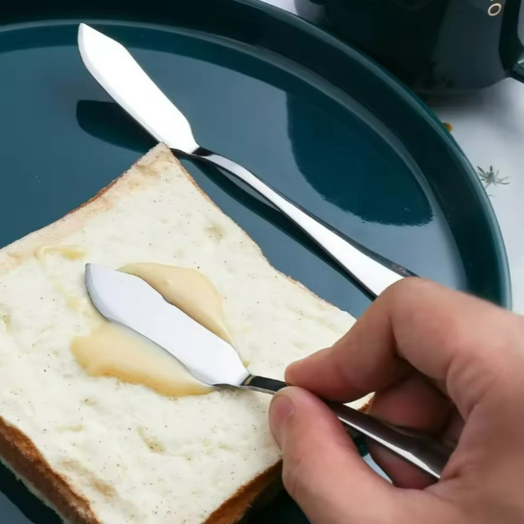 Stainless Steel Long Handled Butter Spreader Spatula Dessert Knife ...